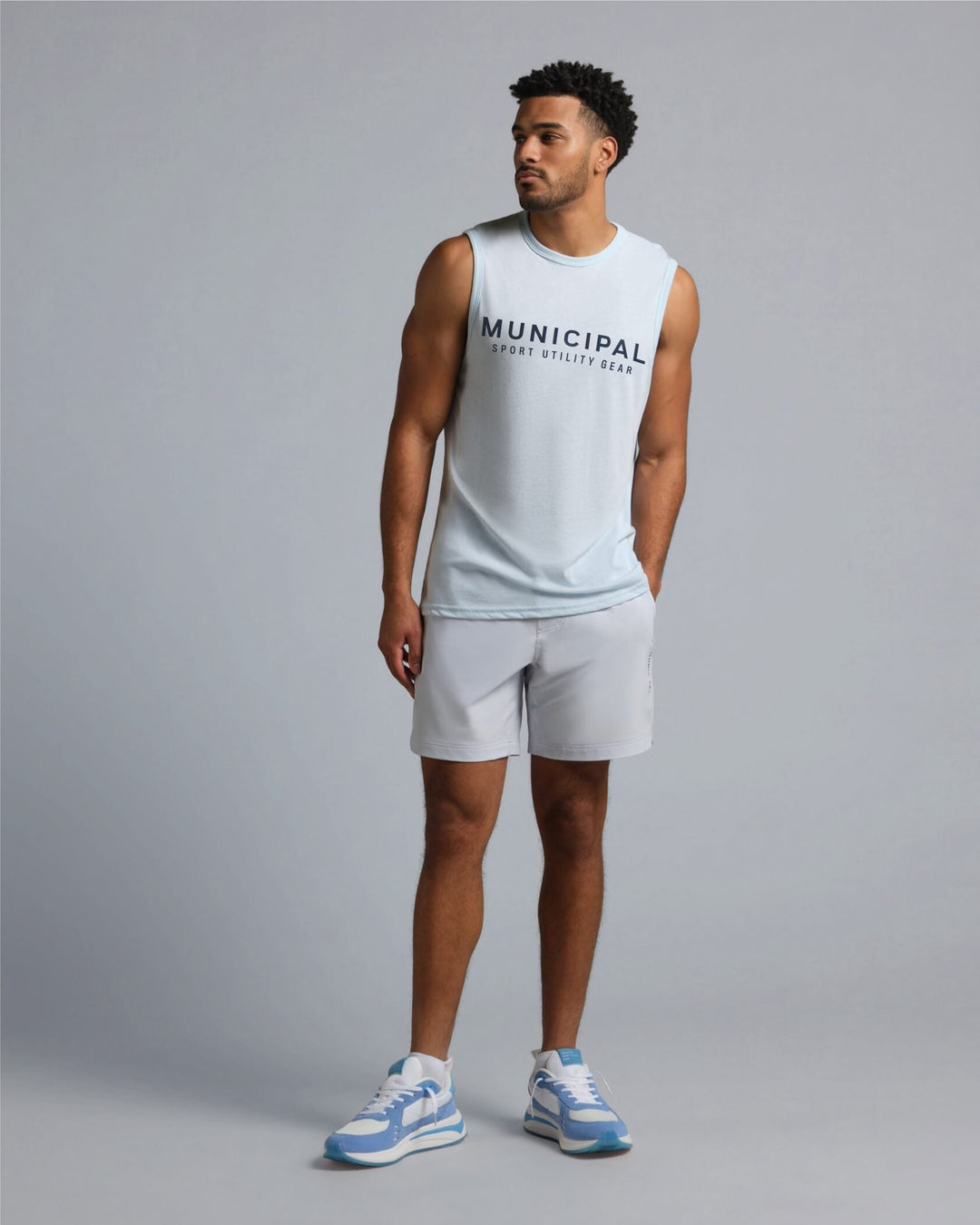 4AM Club Tank in White | MUNICIPAL