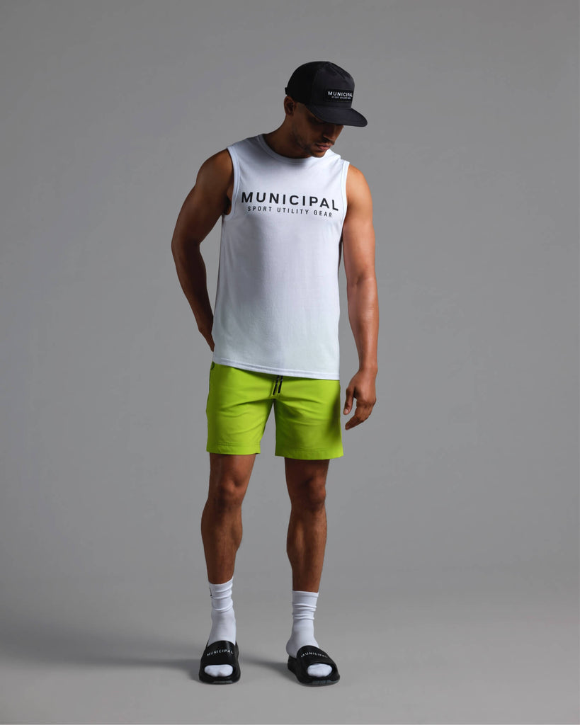 4AM Club Tank in White | MUNICIPAL