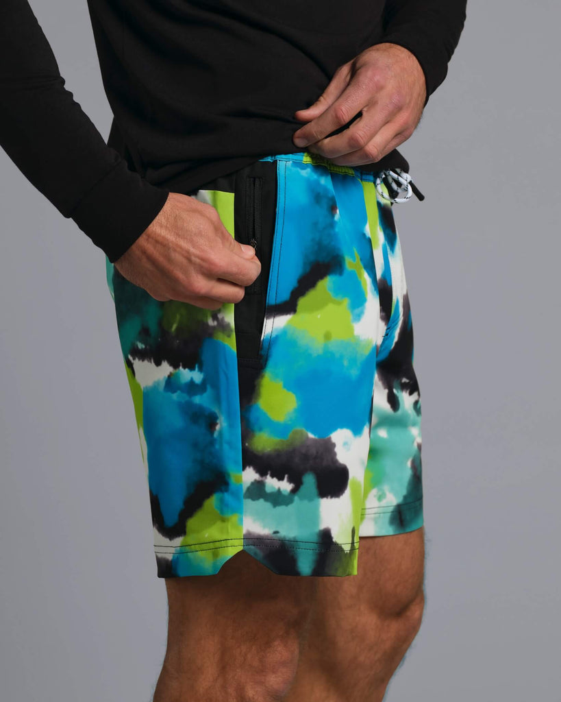 4:AM Club Training Shorts in Spray Paint | MUNICIPAL