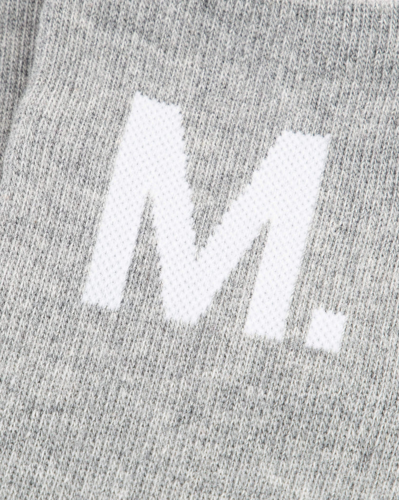 M. Crew Socks in Athletic Gray | MUNICIPAL