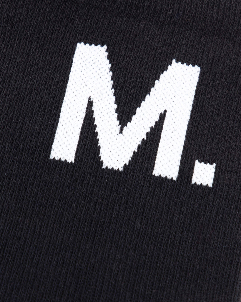 M. Crew Socks in Black | MUNICIPAL