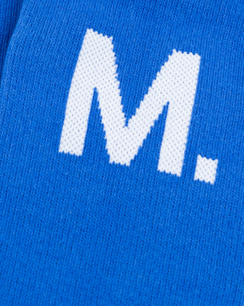 M. Crew Socks in Cobalt | MUNICIPAL