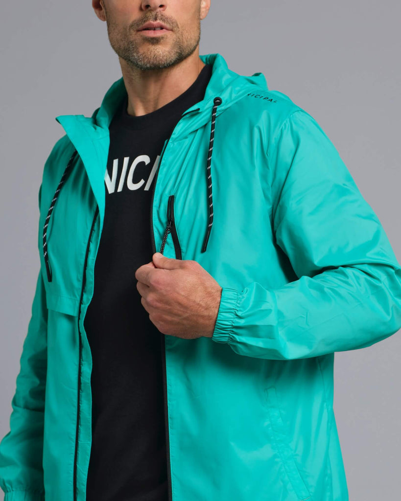 Tempest Jacket in Aqua | MUNICIPAL