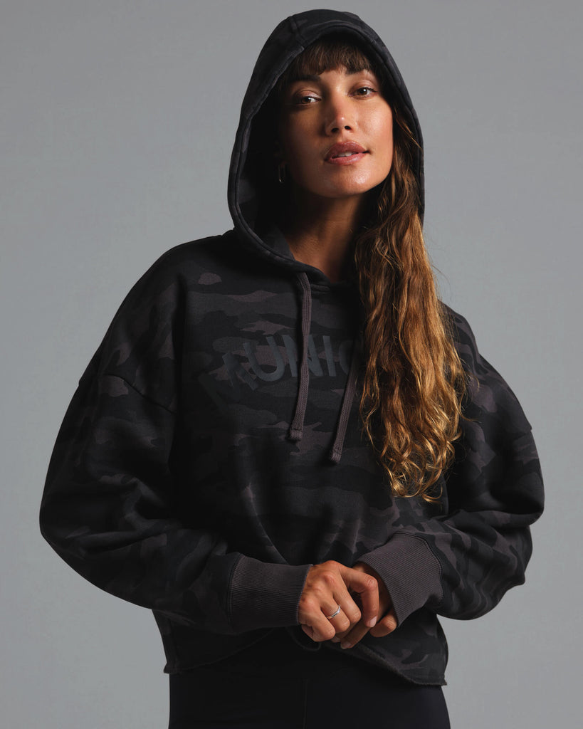 Women's Origin Hoodie in Night Camo | MUNICIPAL